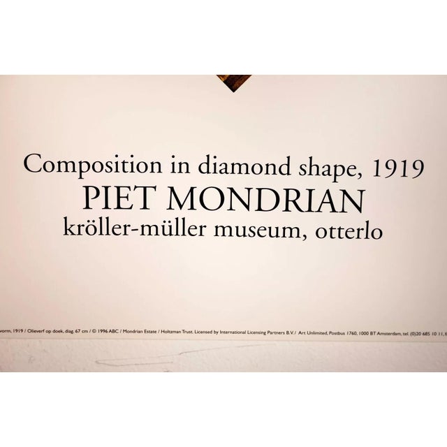 Piet Mondrian Composition in Diamond Shape, 1919 Lithographic ...