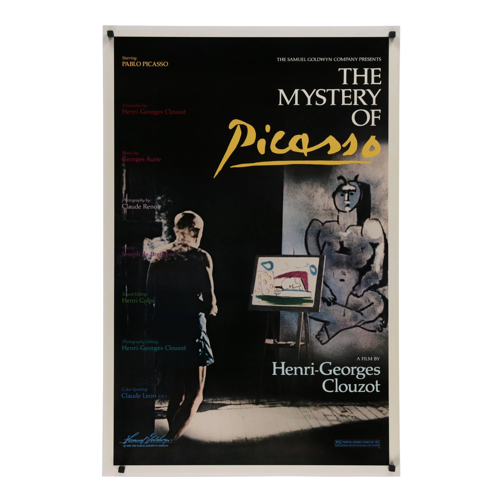 1986 "Mystery of Picasso (Le Mystere Picasso)" Movie Second Release ...