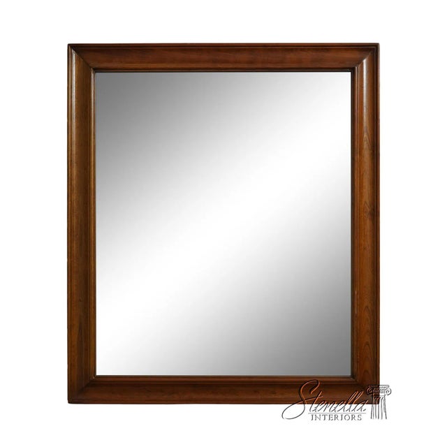 Stickley Cherry Rectangular Framed Mirror | Chairish