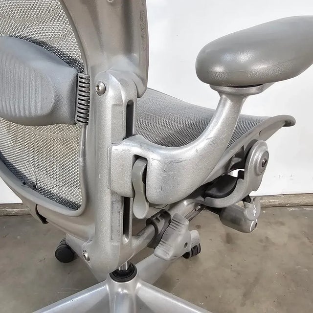 Herman Miller Aeron Platinum Size C | Chairish