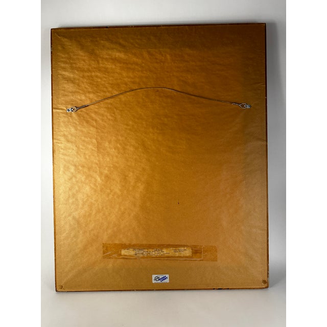 1960s "Bird Vendor" Signed Lithograph by Pierre Jacquot 70/120, Framed ...