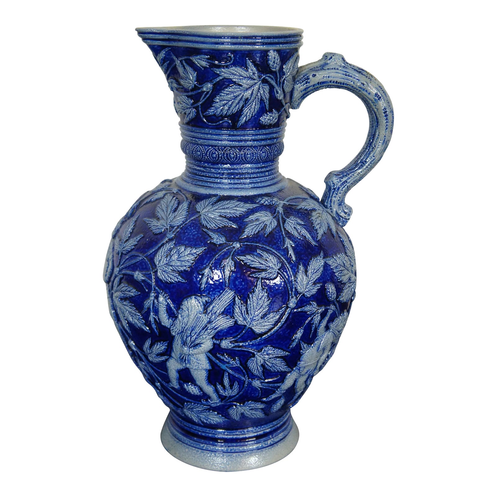 Late 19th Century Antique German Westerwald Merkelbach & Wick Salt ...