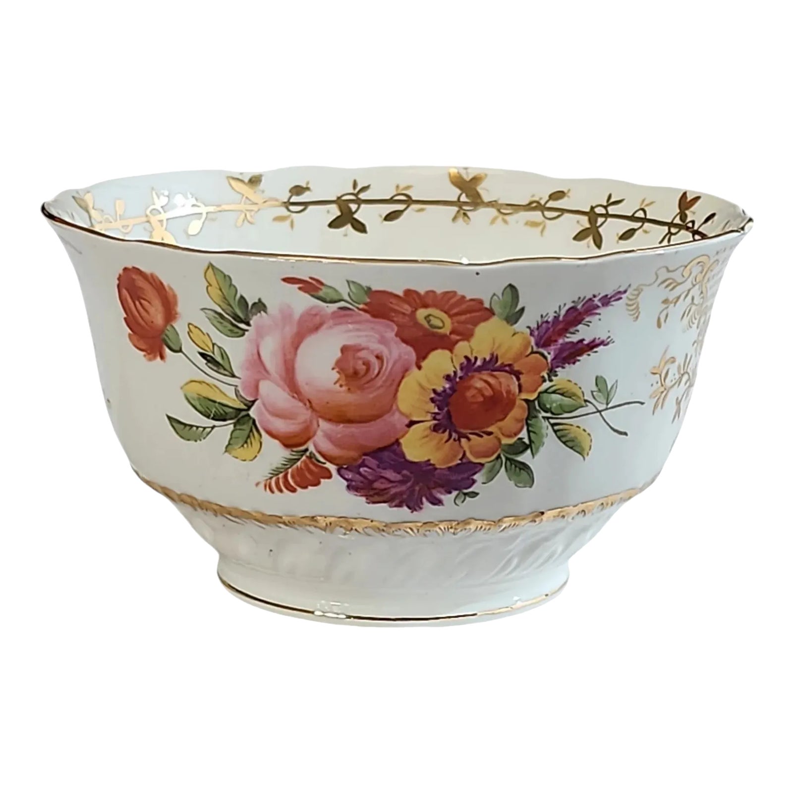 Early 19th Century Regency Royal Worcester Bowl | Chairish