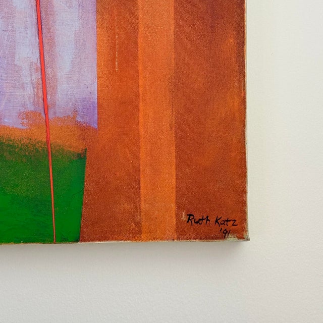 Late 20th Century Abstract Expressionist Painting by Ruth Katz (1925 ...