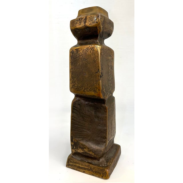 Larry Rivers Brutalist Cast Bronze Sculptures "The King & Queen" 42/50 ...