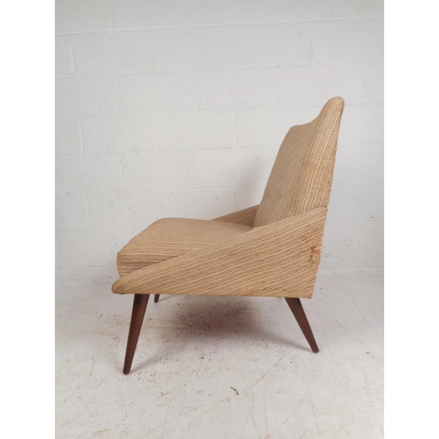 Funky Mid-Century Modern Lounge Chair | Chairish