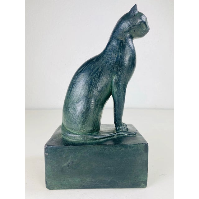 Mid Century Vintage Austin Production Feline Sculpture | Chairish
