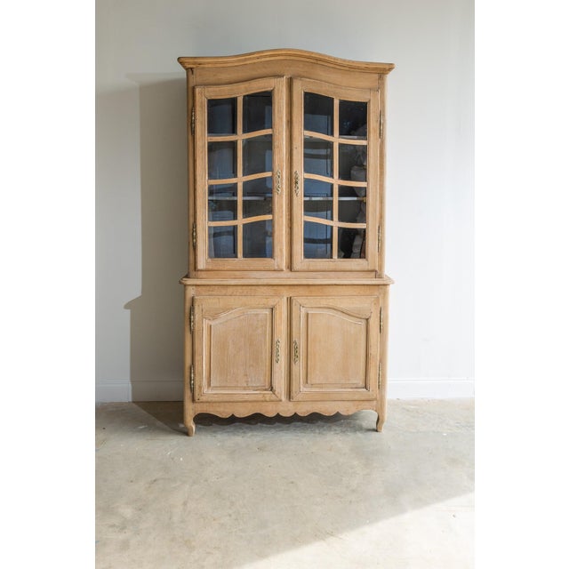 Mid 20th Century Limed Walnut Buffet Deaux Corps | Chairish