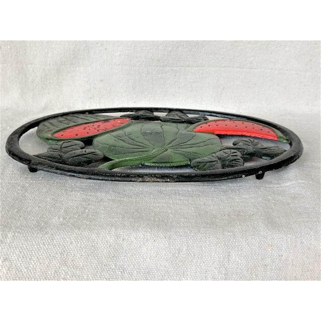 Vintage Watermelon Trivet | Chairish