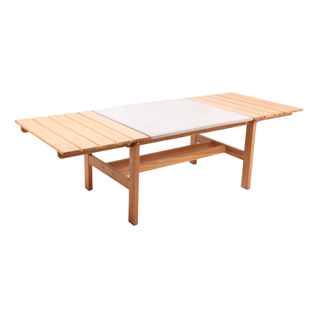 Dining Table with Drop Leaves in Oregon Pine from Eilersen, Denmark ...
