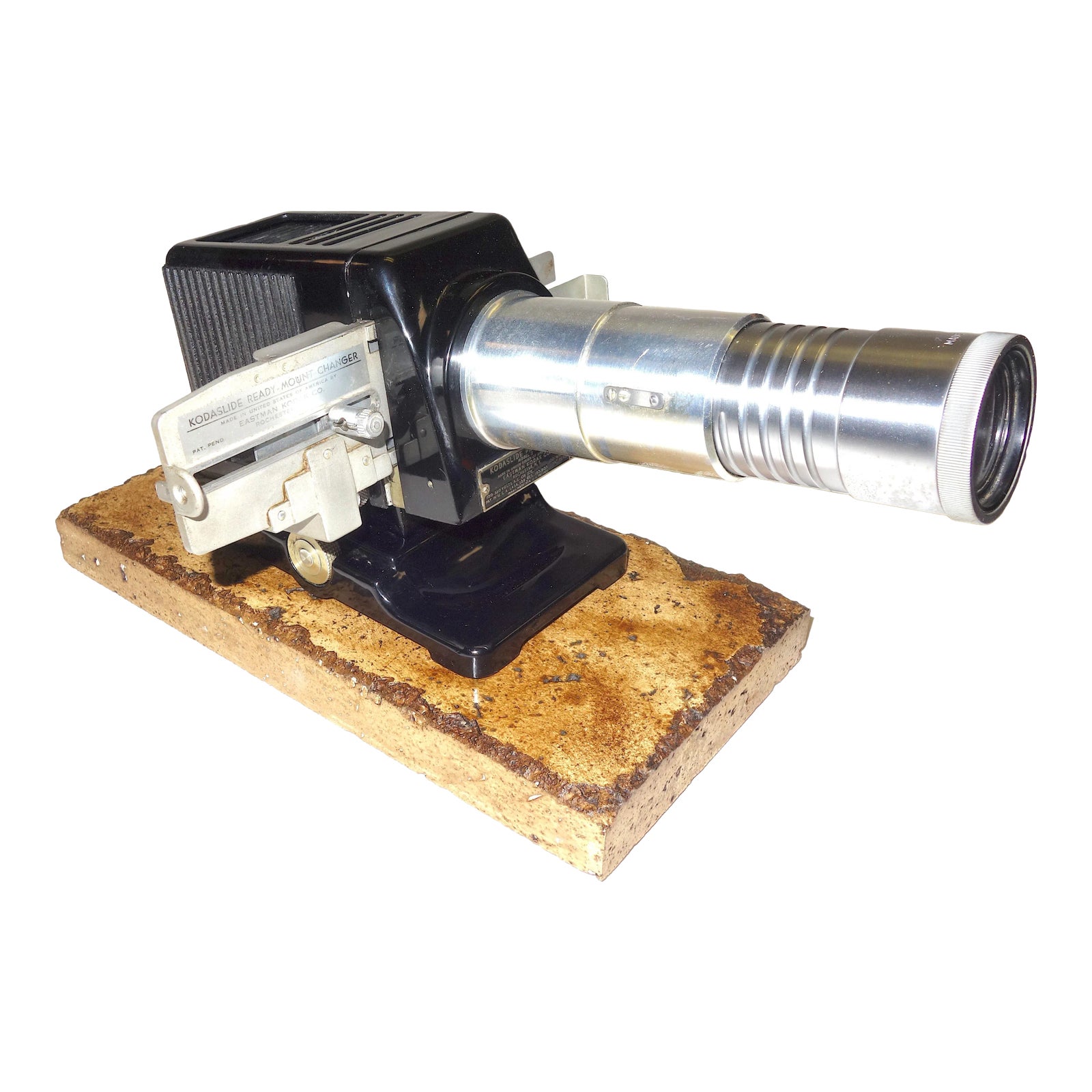 Kodak Slide Projector Circa 1939 on Travertine | Chairish