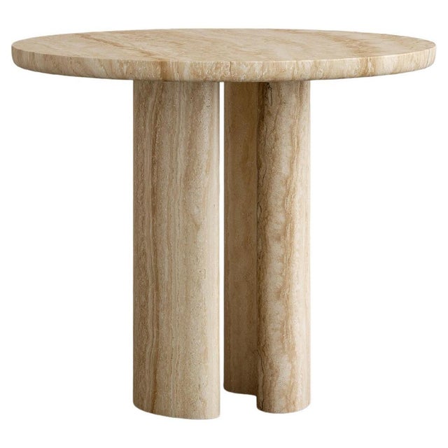 Roman Dining Table I in Classico Alabastrino Travertine by Paloma ...