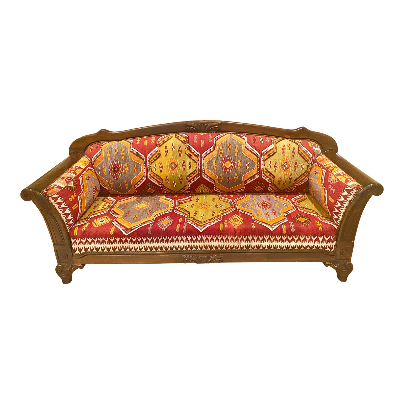 Custom Turkish Kilim Sofa | Chairish