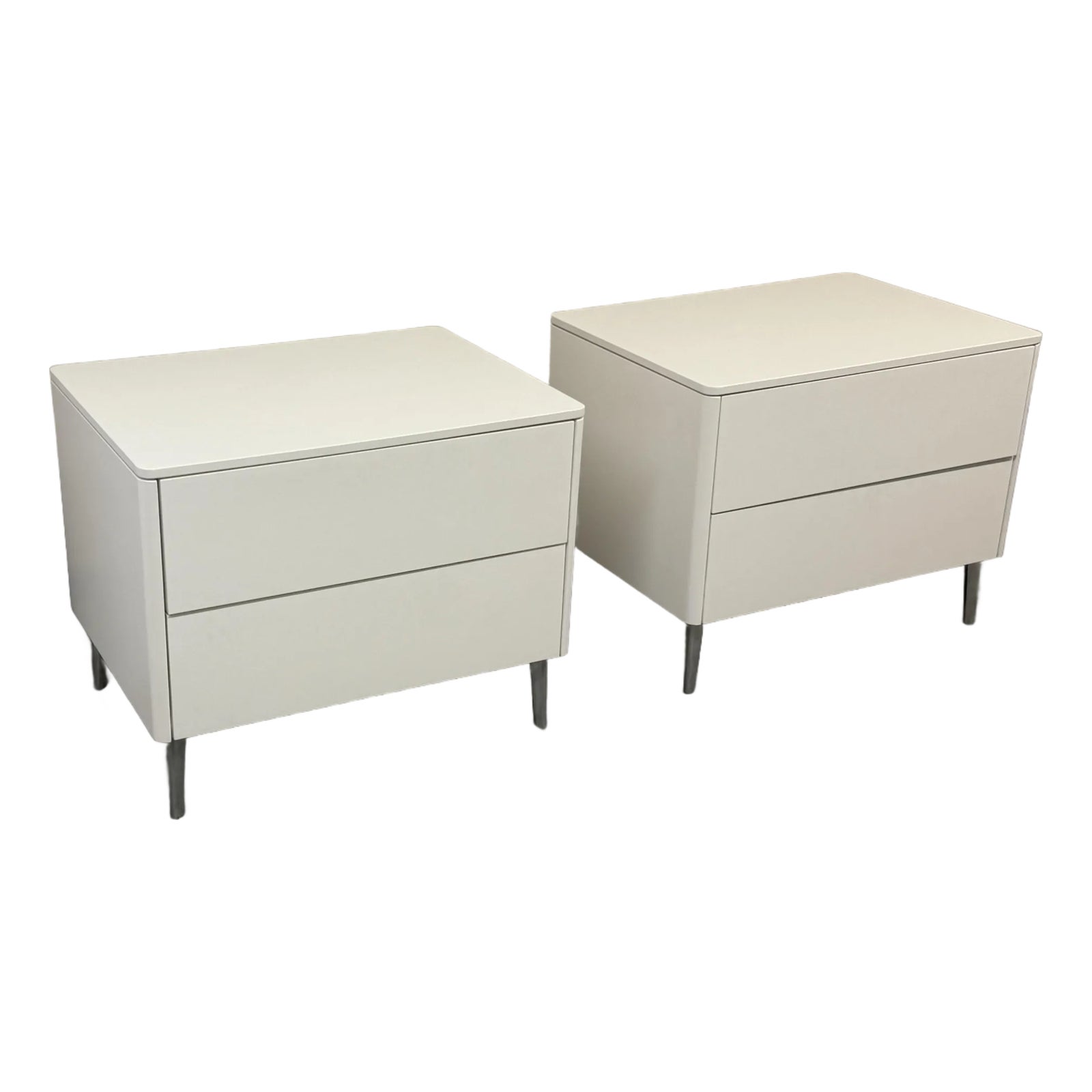 Calligaris Spa Collection Boston Nightstands, Pair | Chairish
