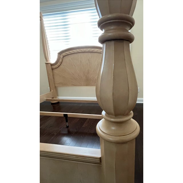 Bernhardt Rendition King Four Poster Bed | Chairish