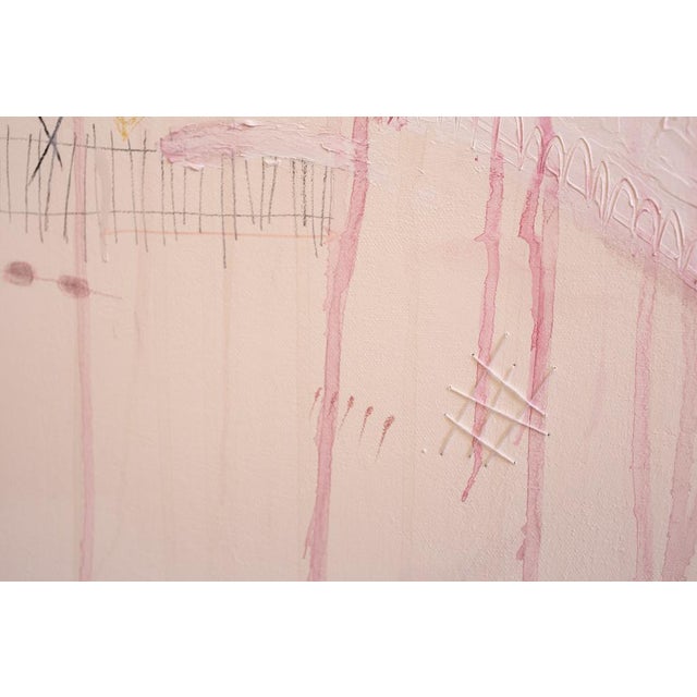 Large Original Abstract Painting on Canvas by Margot Sinclair | Chairish