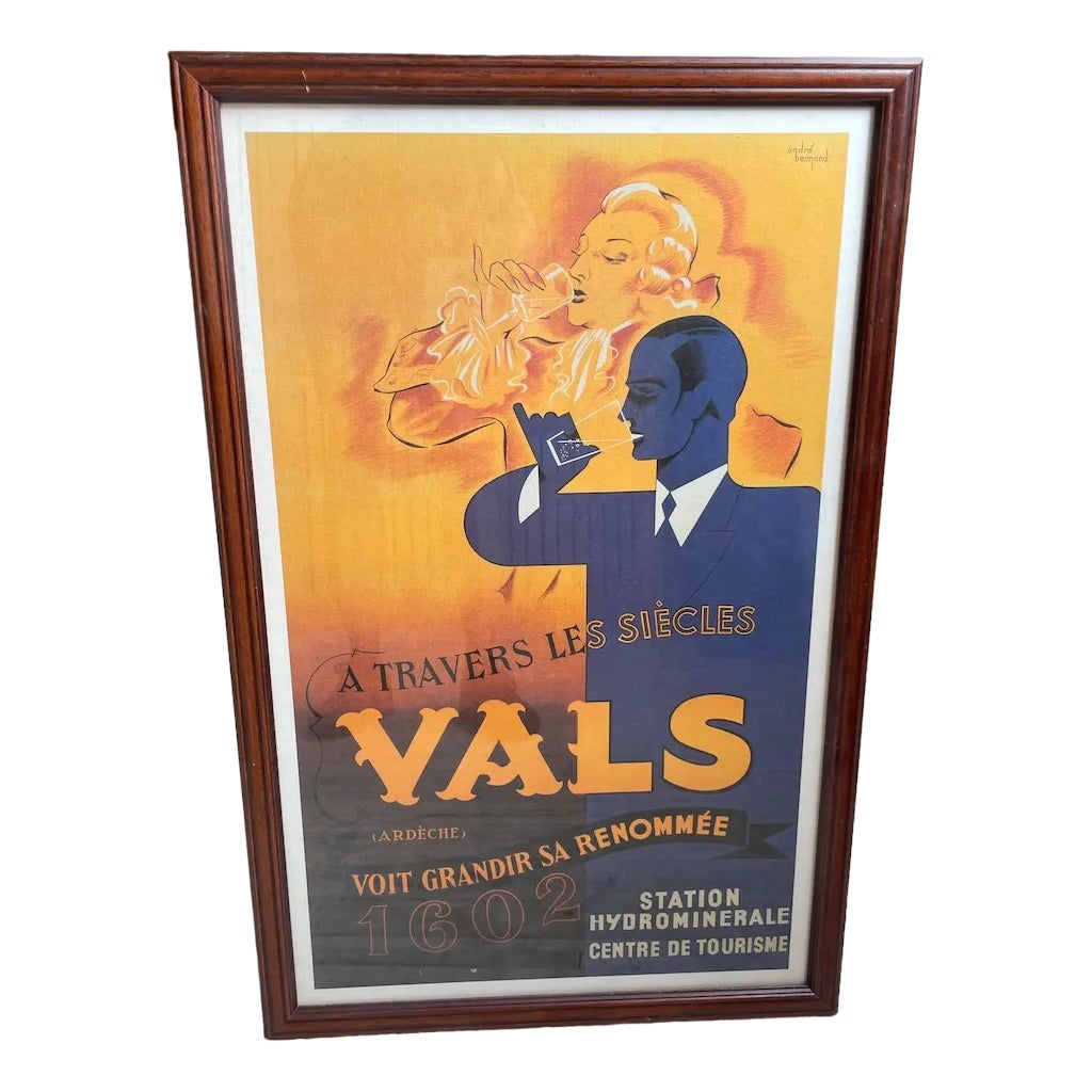 Reissued Vals Advertising Poster, 1980s | Chairish