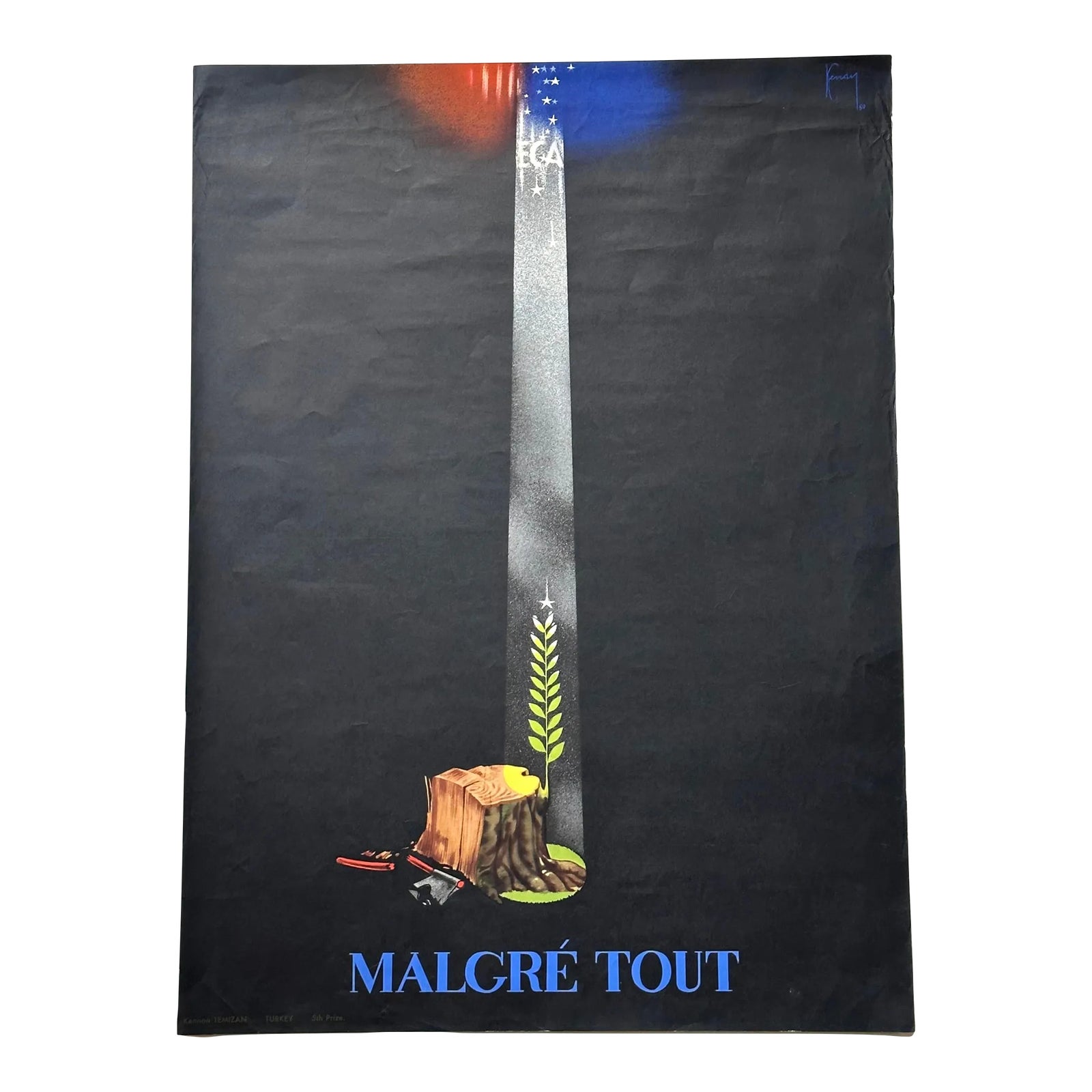 Vintage European Art Poster | Chairish