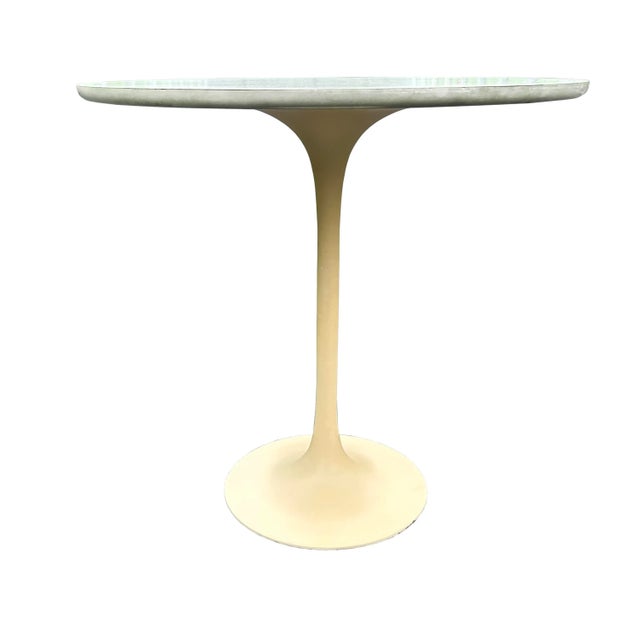 Vintage Spaceage Tulip Dining Table 30" Round Bistro Cafe Size | Chairish