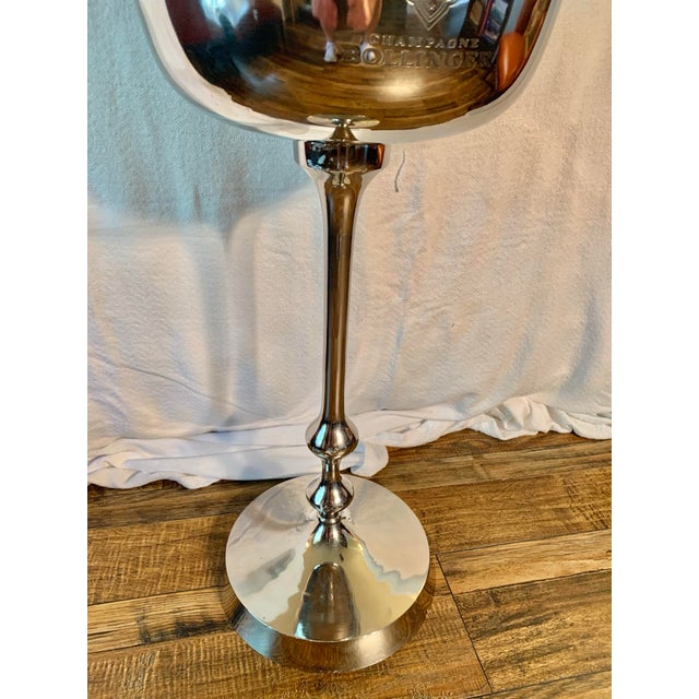 20th Century French Silverplate Bollinger Champagne Chiller Stand ...