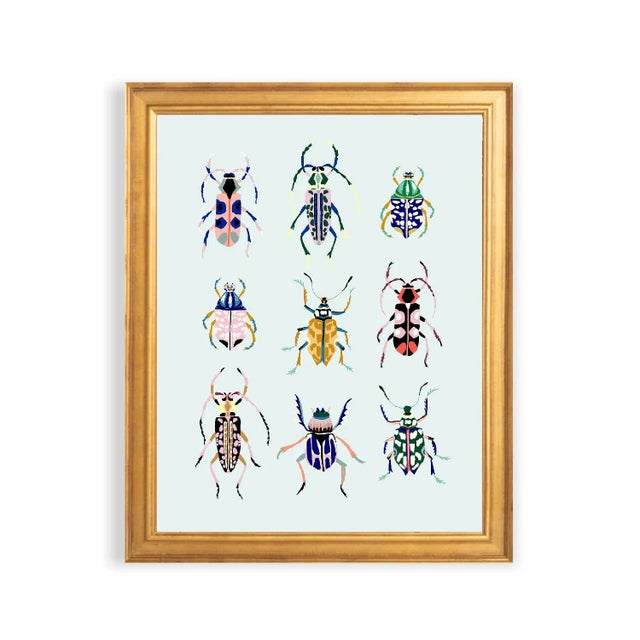 Beetle Box (Pale Blue) Contemporary Giclee Print by Sarah Gordon | Chairish