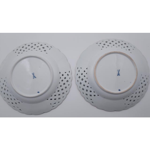 1940s Meissen Blue Onion Salad Plates- Set of 2 | Chairish