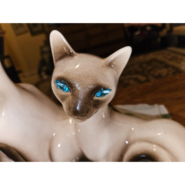 1950s Mid-Century Modern Siamese Cat Tv Lamp | Chairish