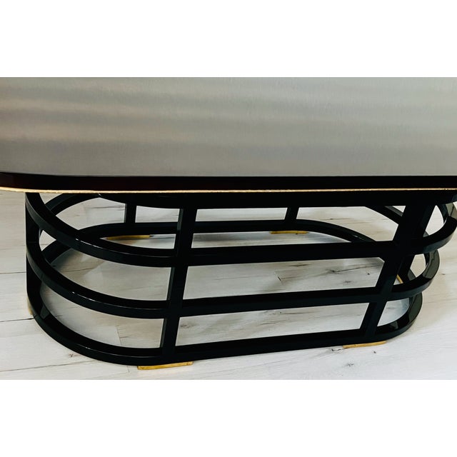 8ft Koa Wood Oval Race Track Dining Table by Cameron | Chairish