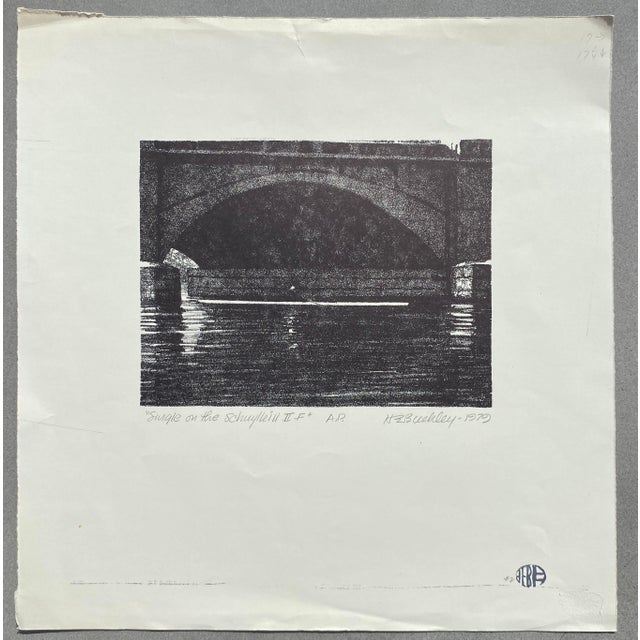 1979 Harry Buckley Philadelphia Rowing Lithograph | Chairish