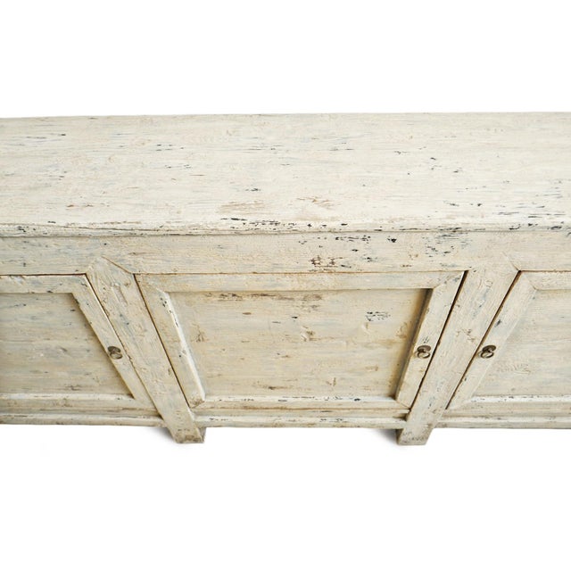 Mid 20th Century Vintage Ocean Washed Sideboard | Chairish