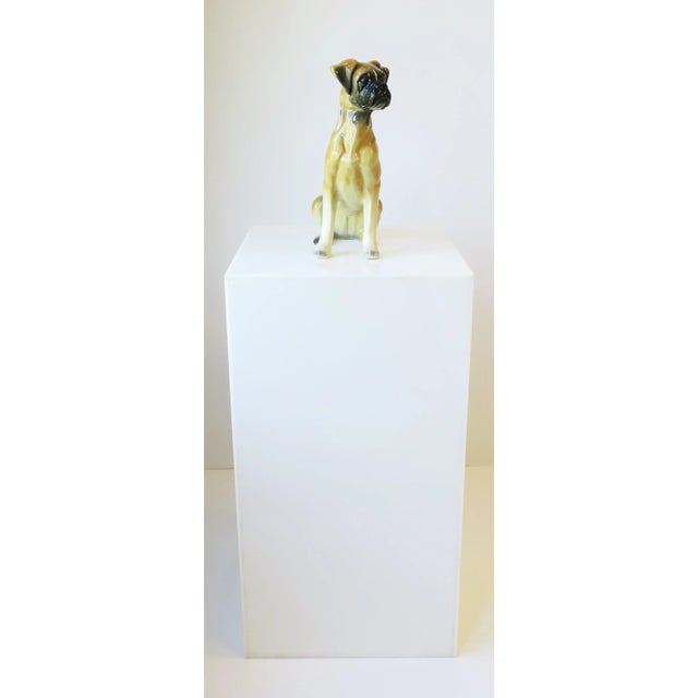 Ceramic Boxer Dog | Chairish