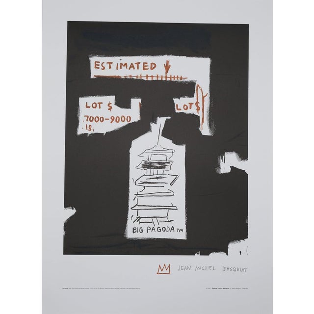 Jean-Michel Basquiat, Big Pagoda, Lithograph | Chairish