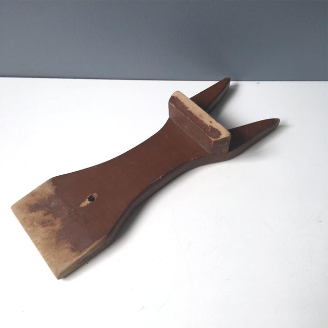 Vintage Wooden Boot Jack | Chairish