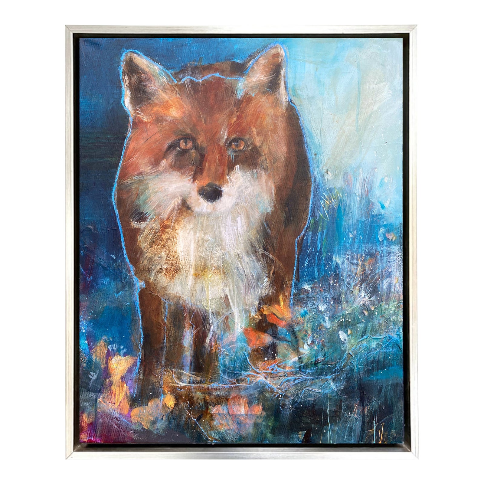 "Imagine What It Might Be Like" Contemporary Fox Painting by Jen Singh ...
