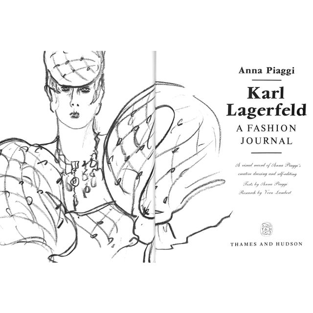 "Karl Lagerfeld a Fashion Journal" 1987 Piaggi, Anna | Chairish