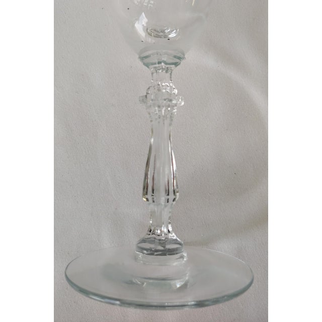 Vintage Seneca Optic Wine Glasses - Set of 8 | Chairish