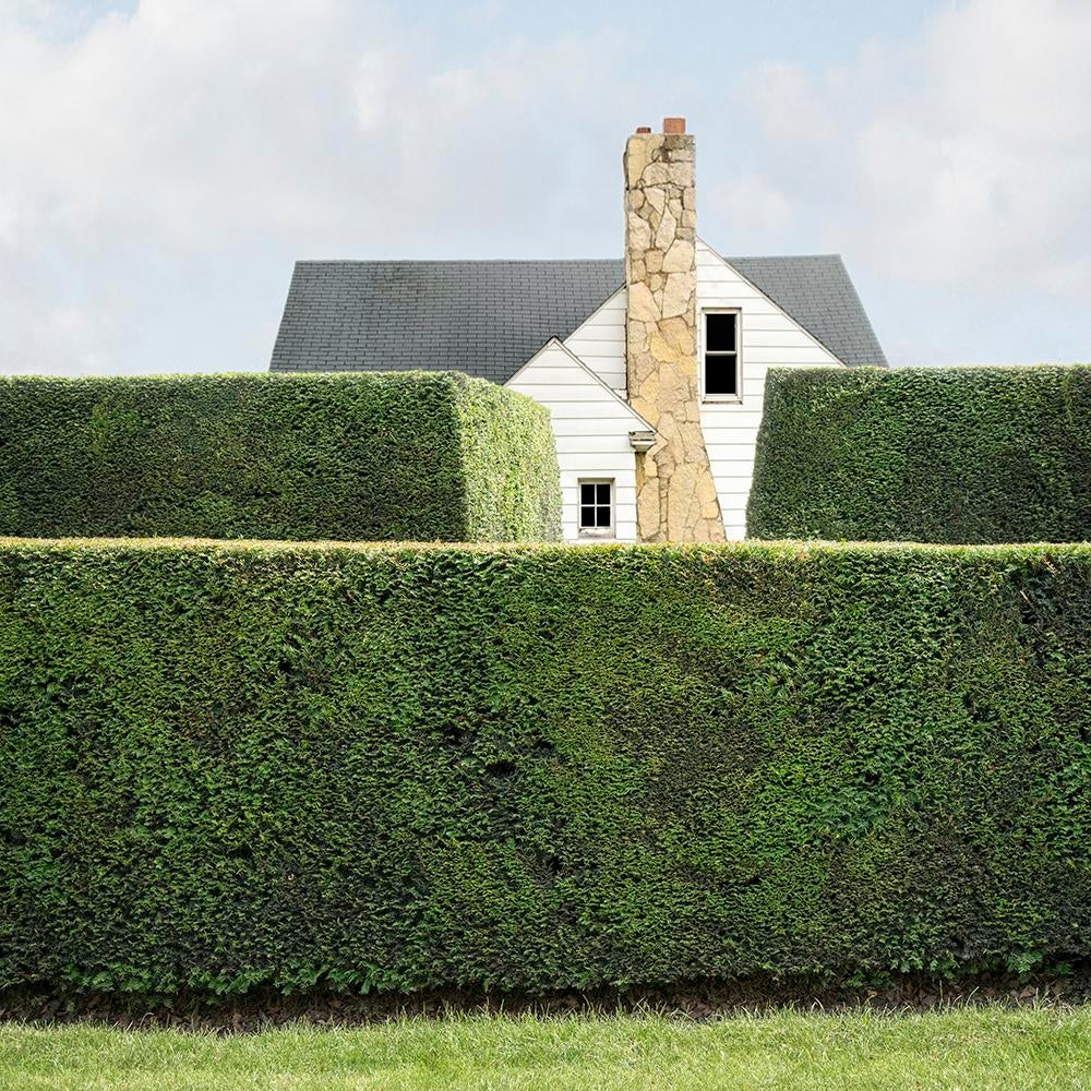 "Privacy #5" Contemporary House Photograph Landscape Digital Collage by ...