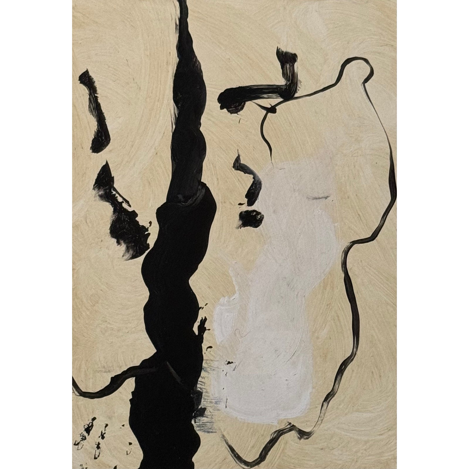 "No. 20" Acrylic Painting on Yupo Paper by Georgia Christensen | Chairish