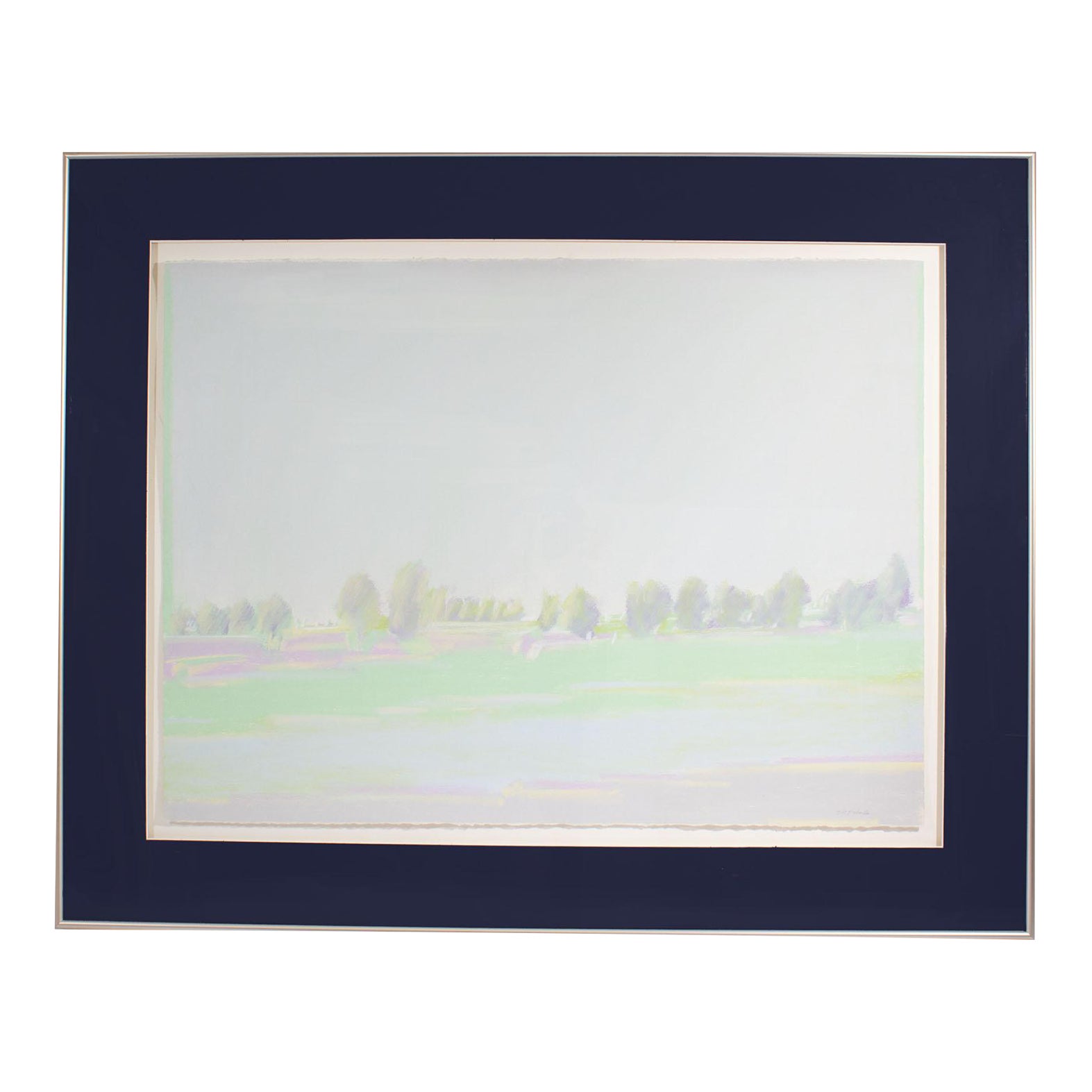 “South Point Landing #1” Pastel on Paper Landscape Drawing Dennis Puhalla | Chairish