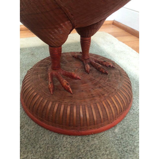 Chinese Wicker Chicken Container, Mid-Century. | Chairish