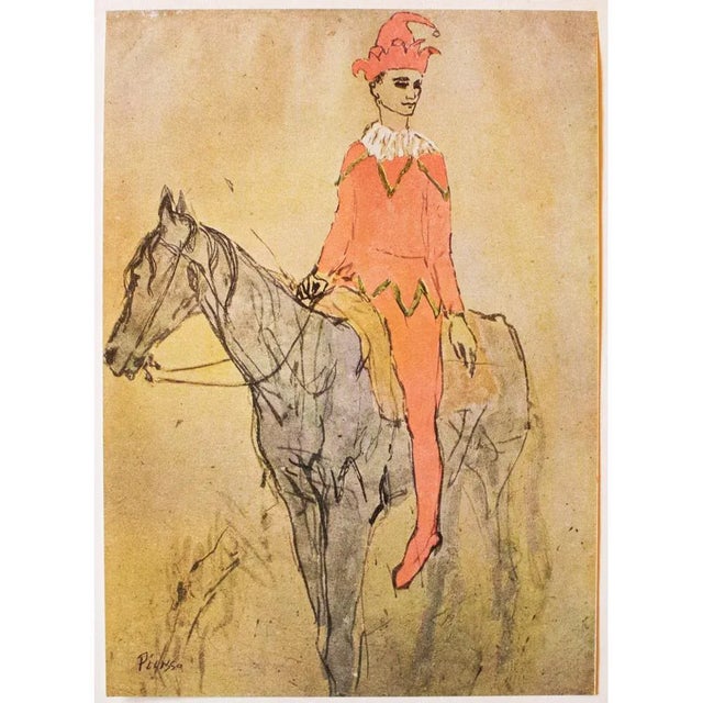 1955 After Pablo Picasso, "Clown a Cheval" 2nd French Edition Period ...