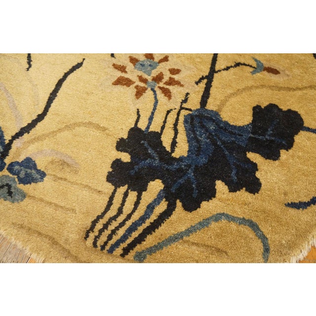 1920s Round Chinese Art Deco Round Rug ( 2' R - 62 CM ) | Chairish