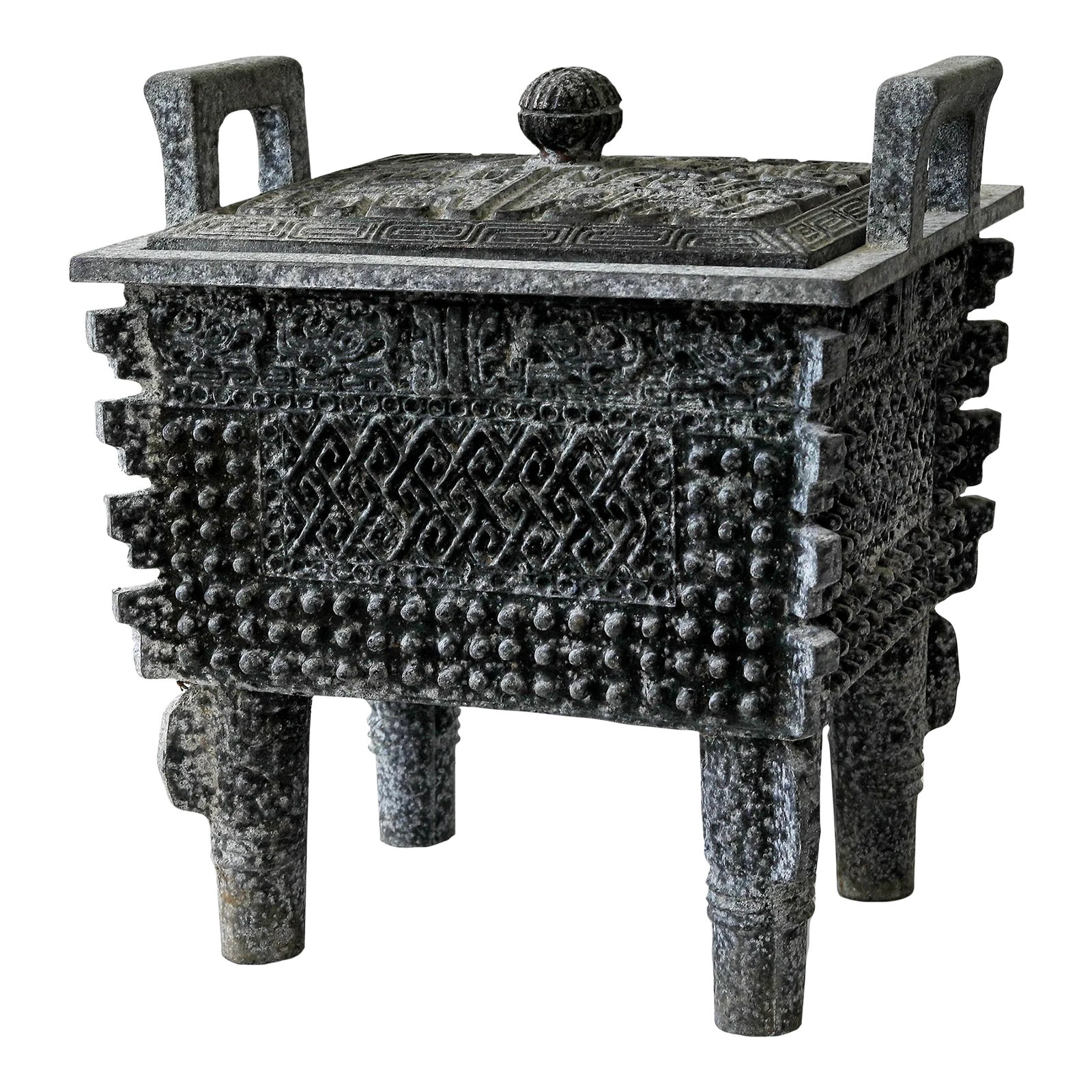 Vintage Ice Bucket James Mont Aztec Style | Chairish