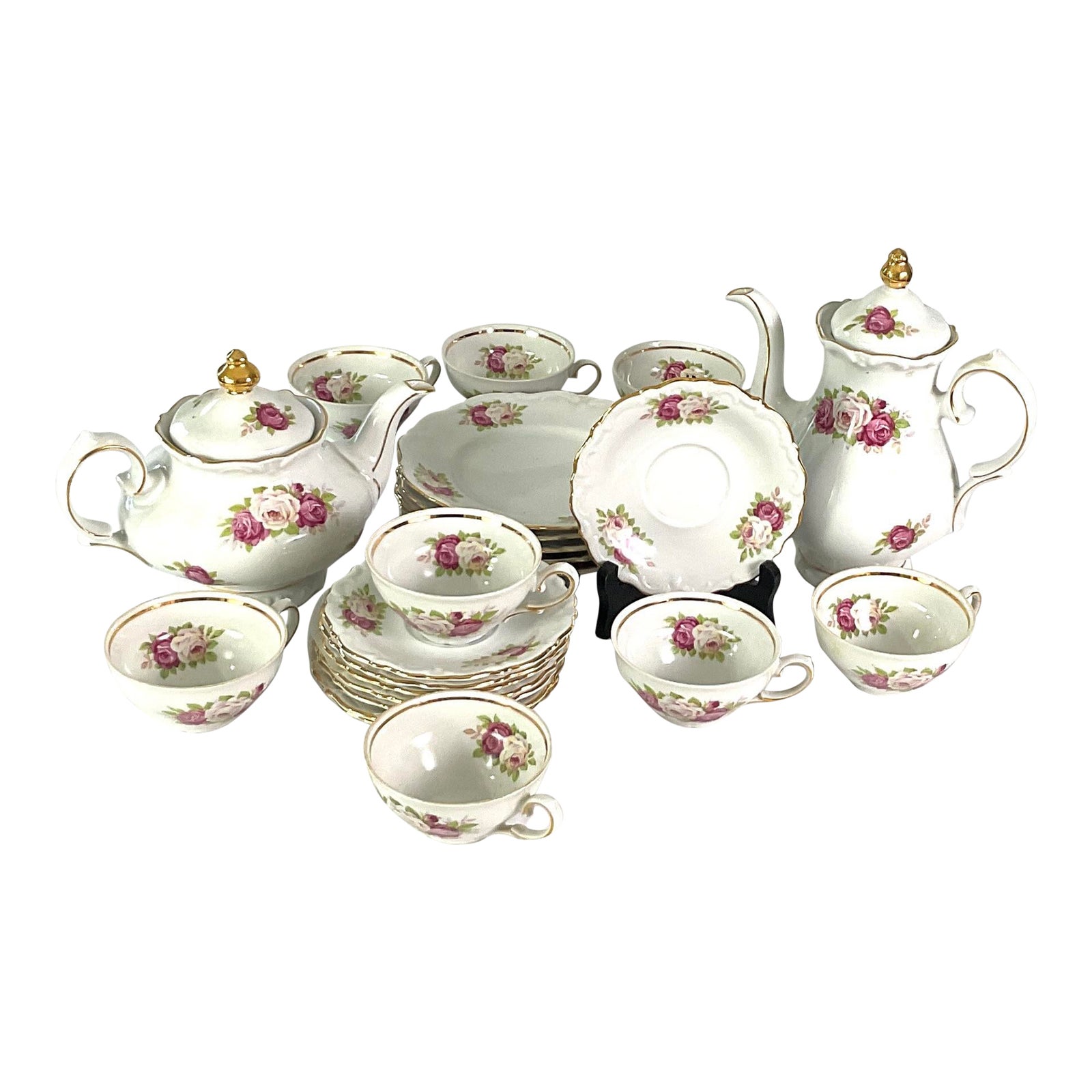 Mid 20th Century Winterling-Bavaria- Porcelain Tea and Coffee Set- 23 ...