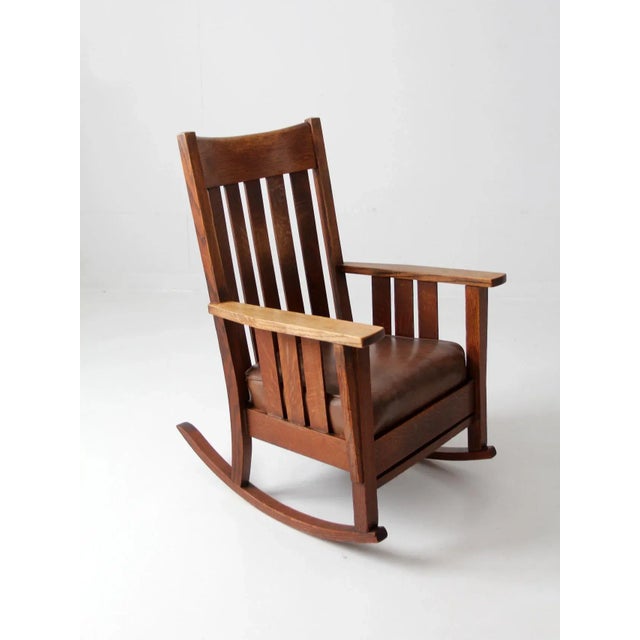 Antique Mission Rocking Chair | Chairish