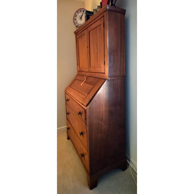 Mid 18th Century Zoar Walnut Secretary Desk | Chairish