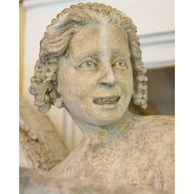 Limestone Statue | Chairish