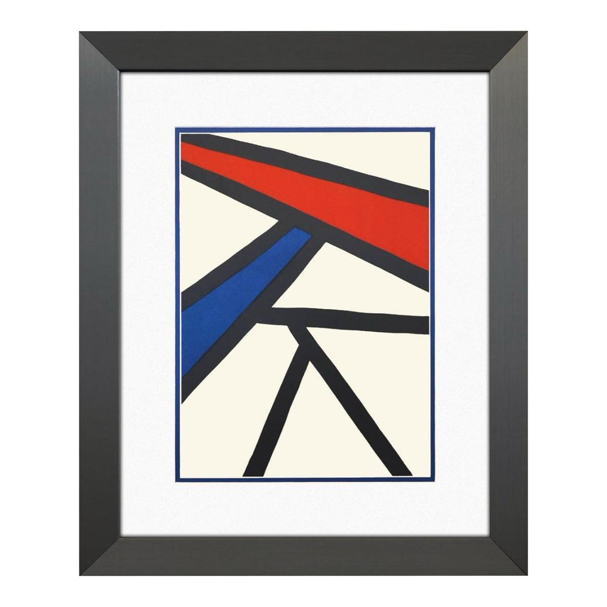 Alexander Calder Lithograph "Dlm 173, Composition Iii" , Framed | Chairish
