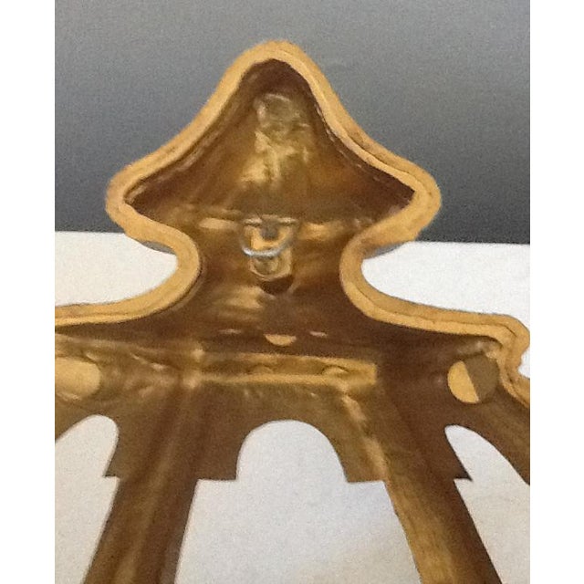 Vintage Homco Syroco Gold Post Lantern Wall Hanging | Chairish