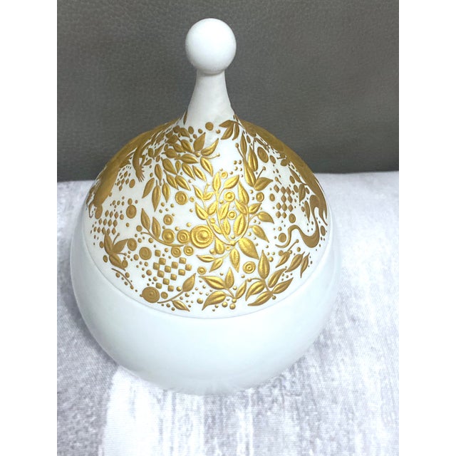Rosenthal Bjørn Wiinblad Magic Flute Gold Sarastro Design Ceramic Bowl ...